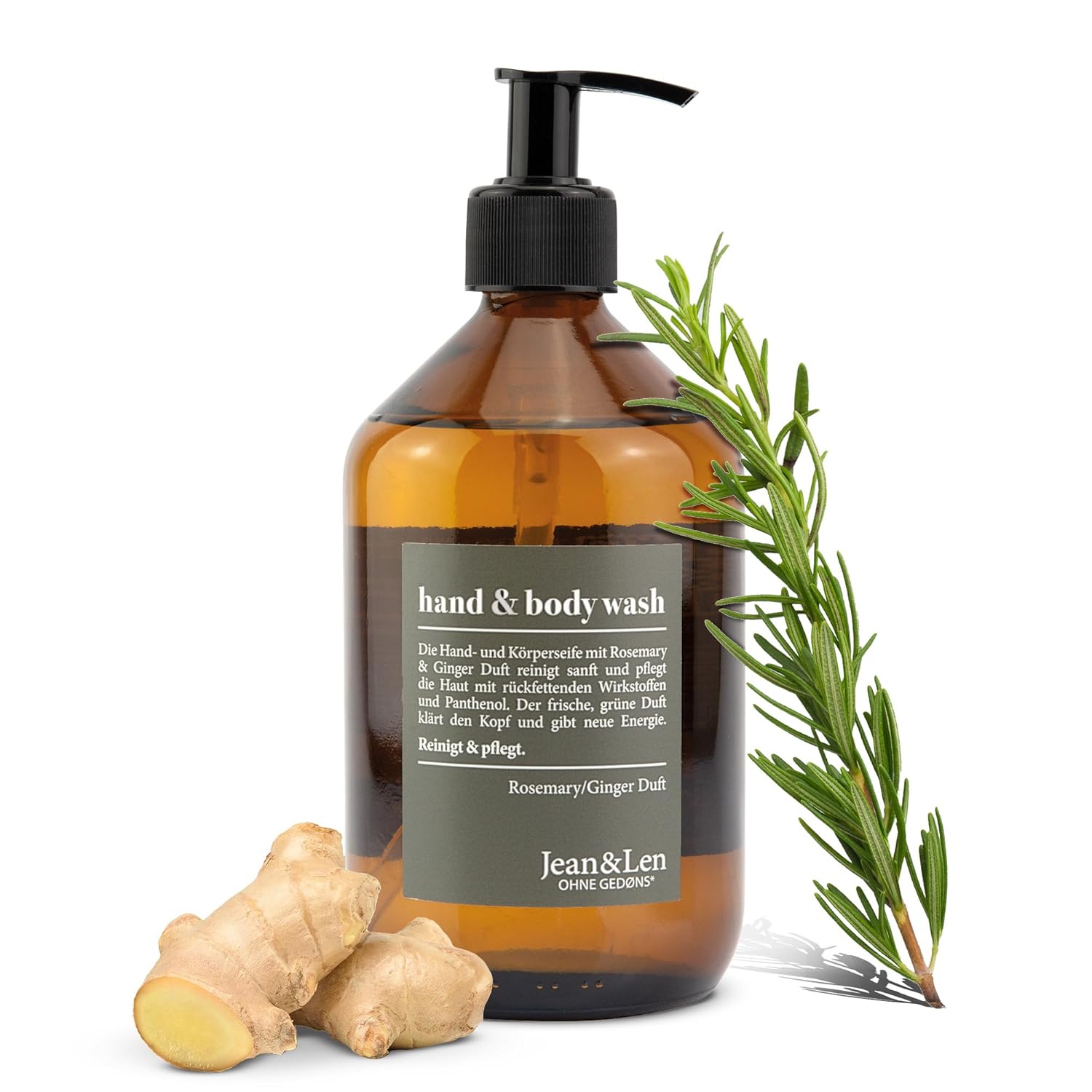 Amazon.com : Jean & Len Hand & Body Wash Liquid, Spicy fresh scent ...