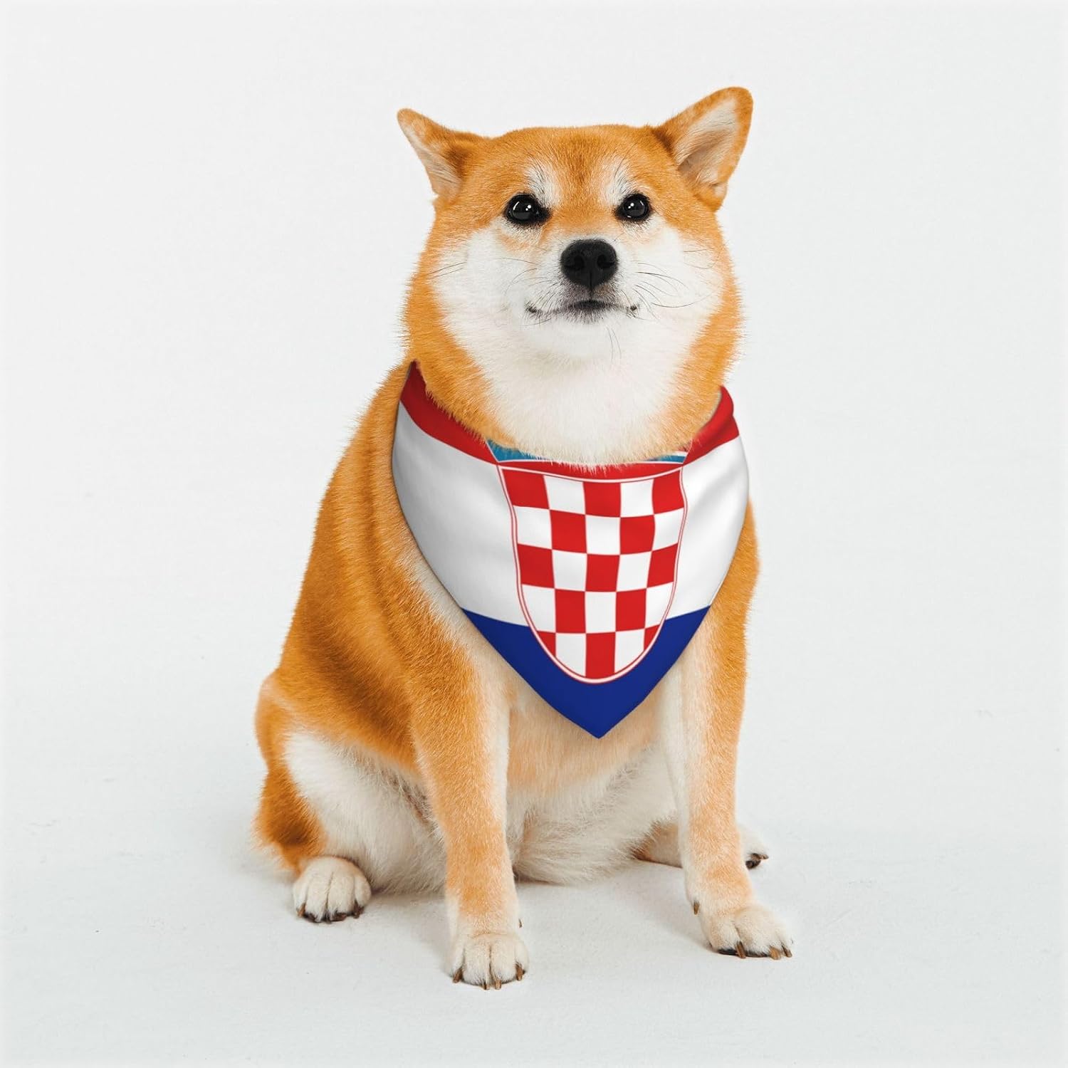 Amazon.com : Flag of Croatia Dog Bandanas Pet Scarf Soft Triangle Bibs ...