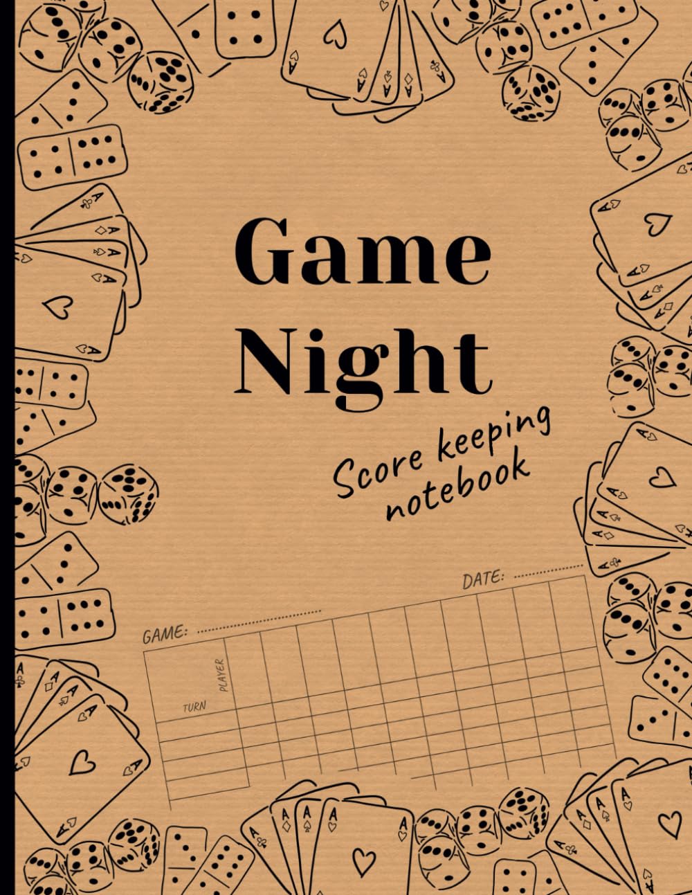 Game Night Score Keeping Notebook: Score Sheets | Score Pads | Gaming ...