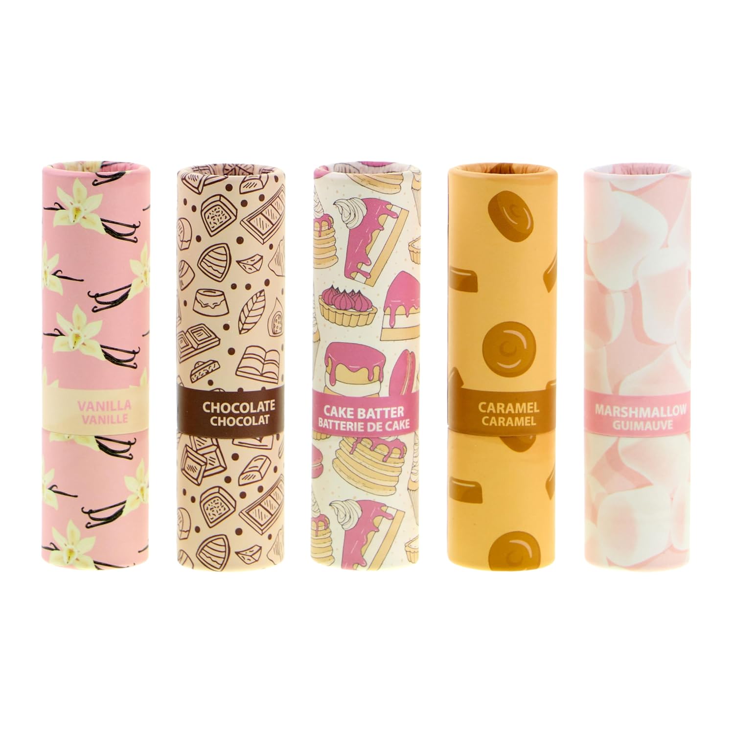 Amazon.com : 5pc Sweets Lip Balm Set – Nourishing & Soothing ...