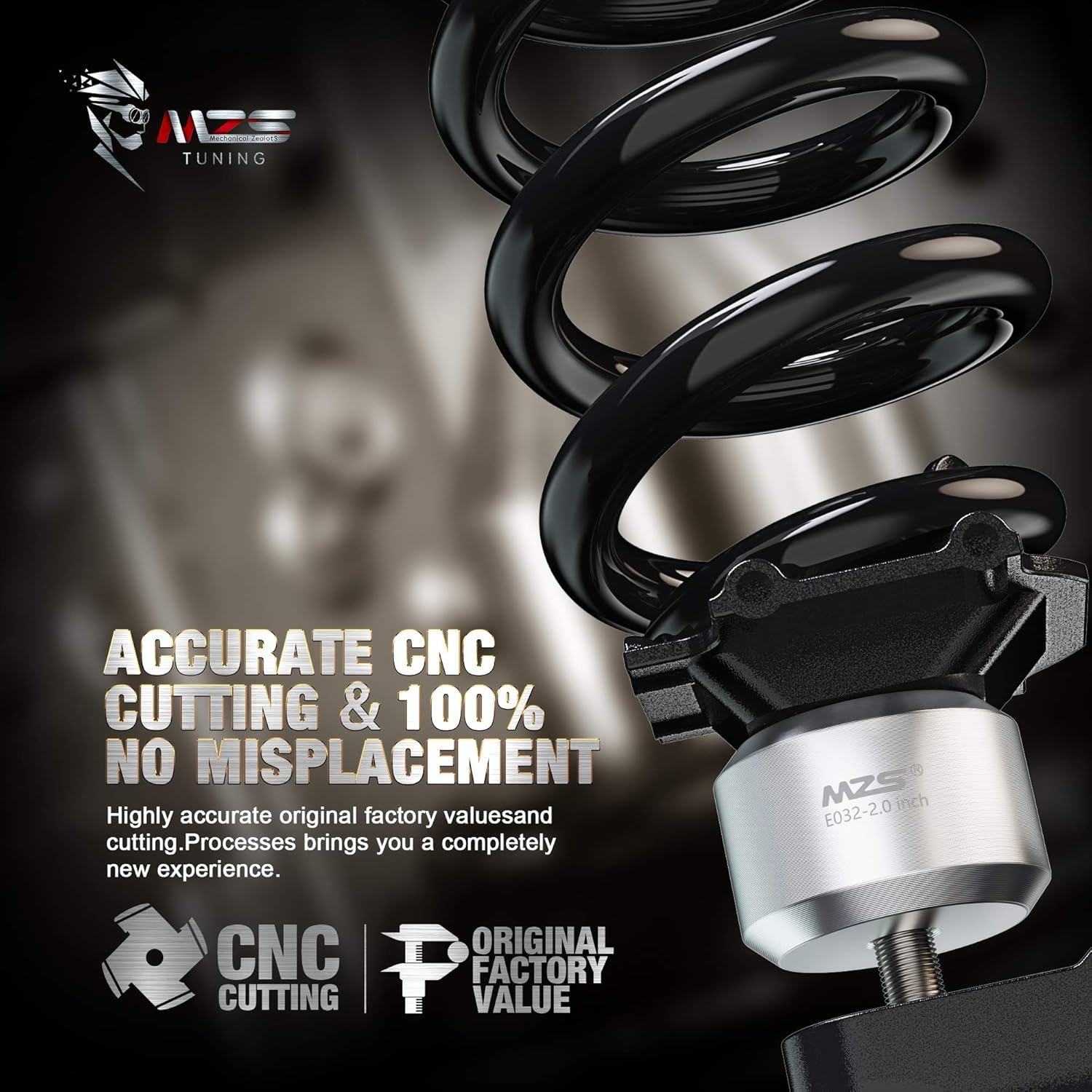 Snapklik.com : MZS 2.5" Leveling Kit Front Coil Spring Suspension Lift ...
