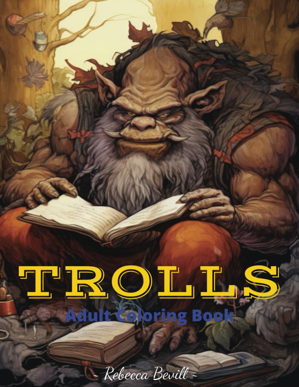 Amazon.com: Trolls: Adult Coloring Book: 9798870817460: Bevill, Rebecca ...