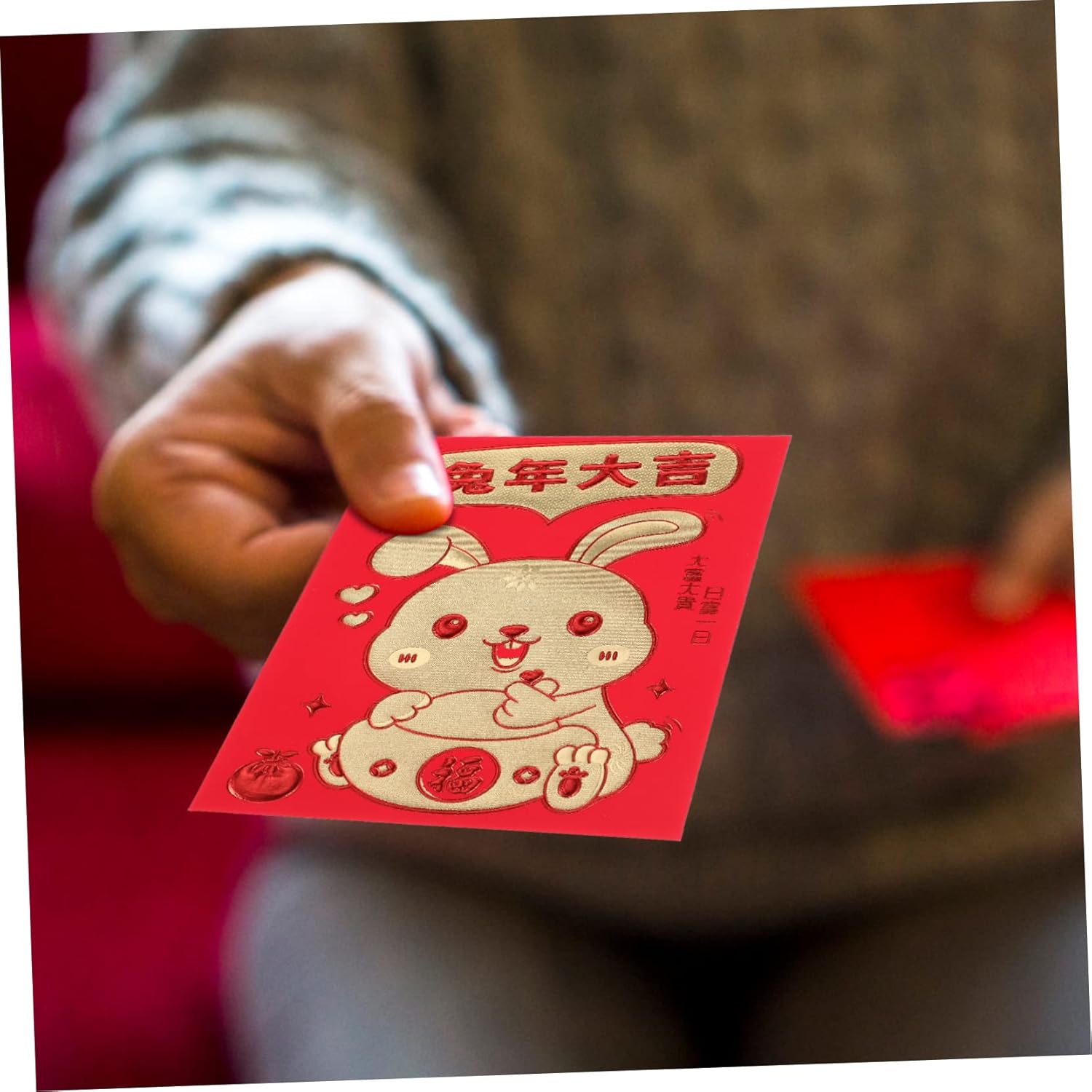 BESTOYARD 192 Pcs Year of The Rabbit Red Envelope 2023 Zodiac Red ...