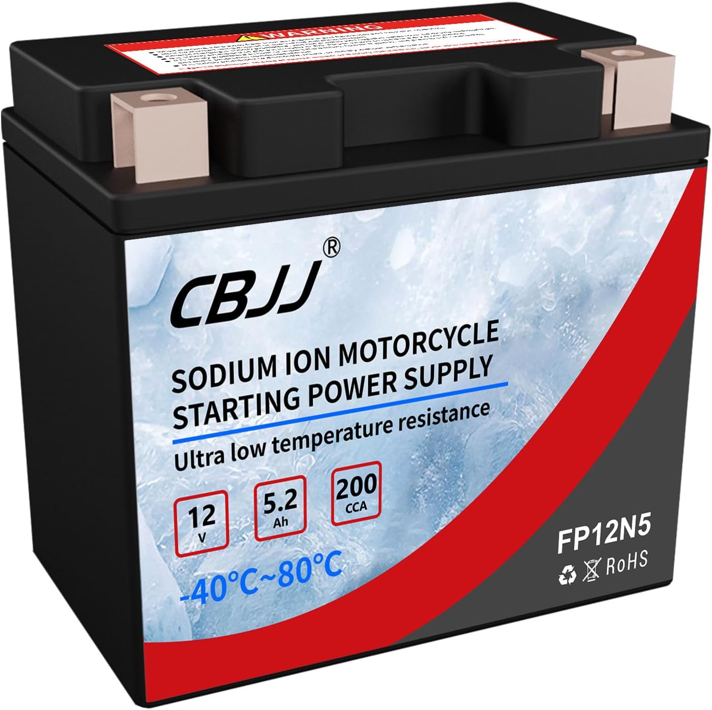 Amazon.com: ATV Battery 12V, Lithium Motorcycle Battery, YTX5L-BS ...