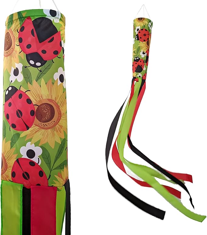 Amazon.com: Madrona Brands Ladybug Windsock 60 Inch | Durable Outdoor ...