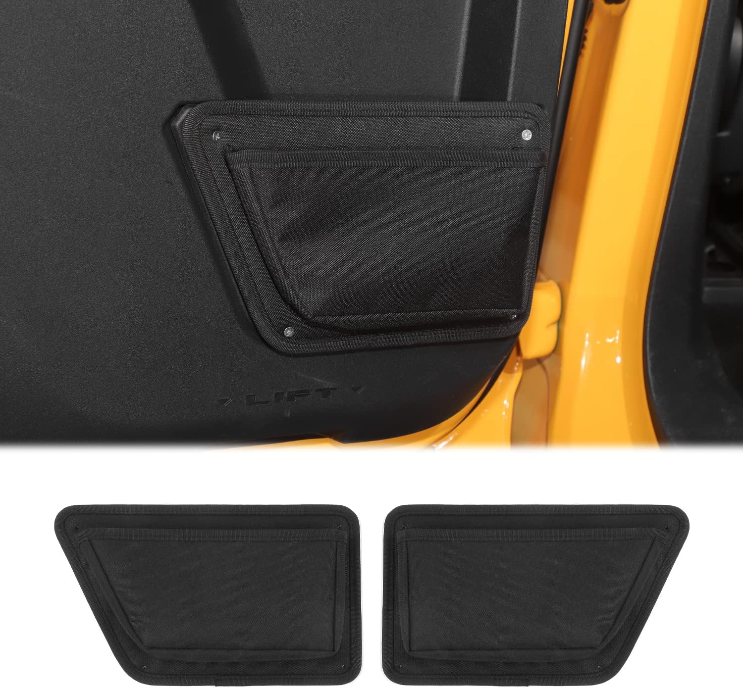 Hoolcar Rear Door Storage Pockets, Door Side Organizer Box Door Net ...