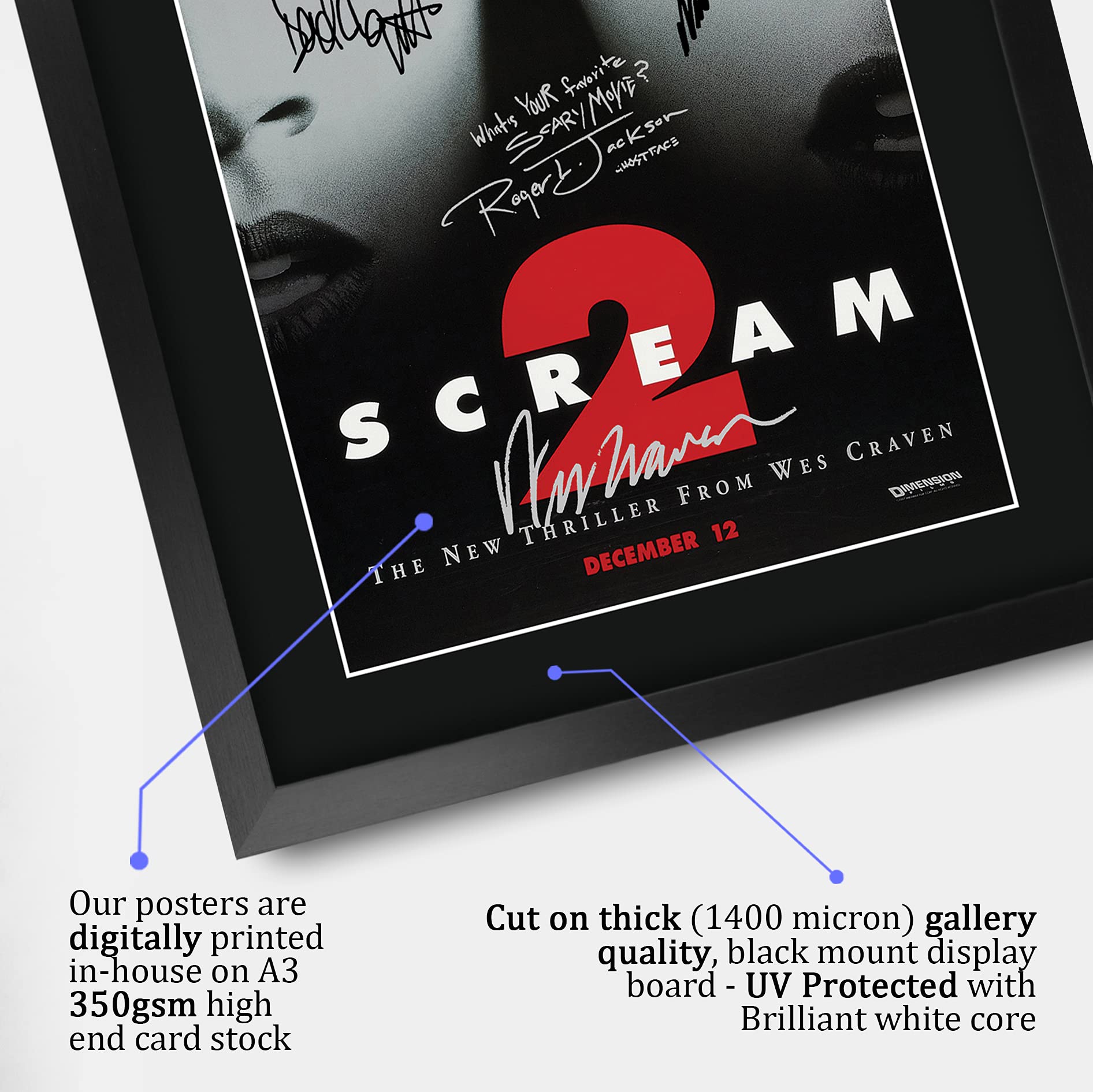 Movie Poster Board 2 PanelFix A0 Double Display Board