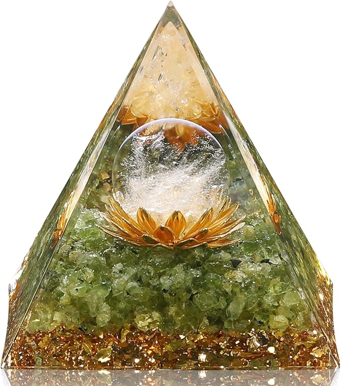 Amazon.com: Hopeseed Orgone Pyramid for Positive Energy, Orgonite ...