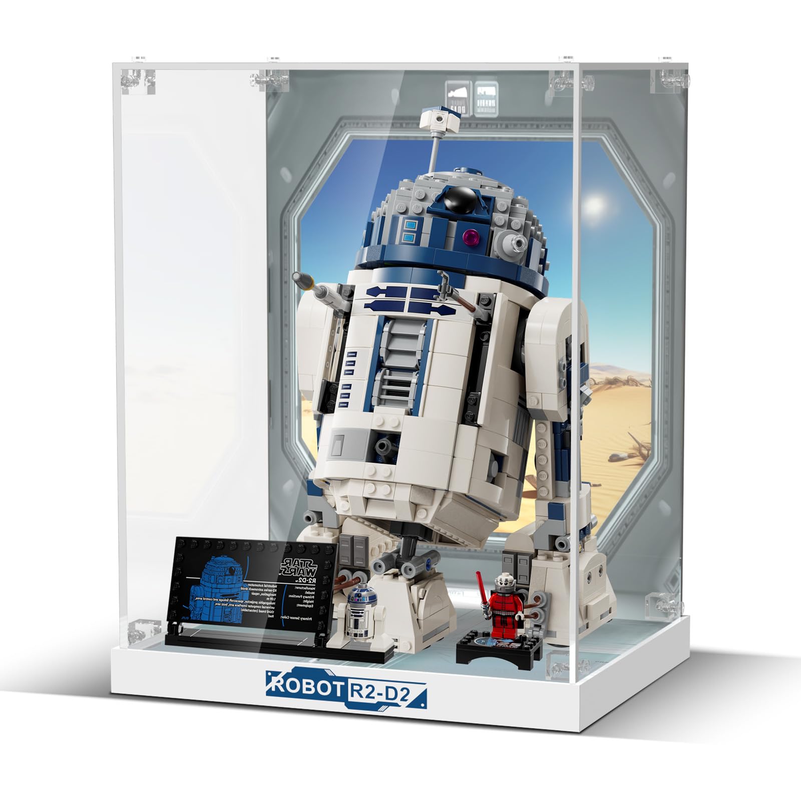 Amazon.com: Acrylic Display Case for Lego Star Wars R2-D2 Brick Set ...