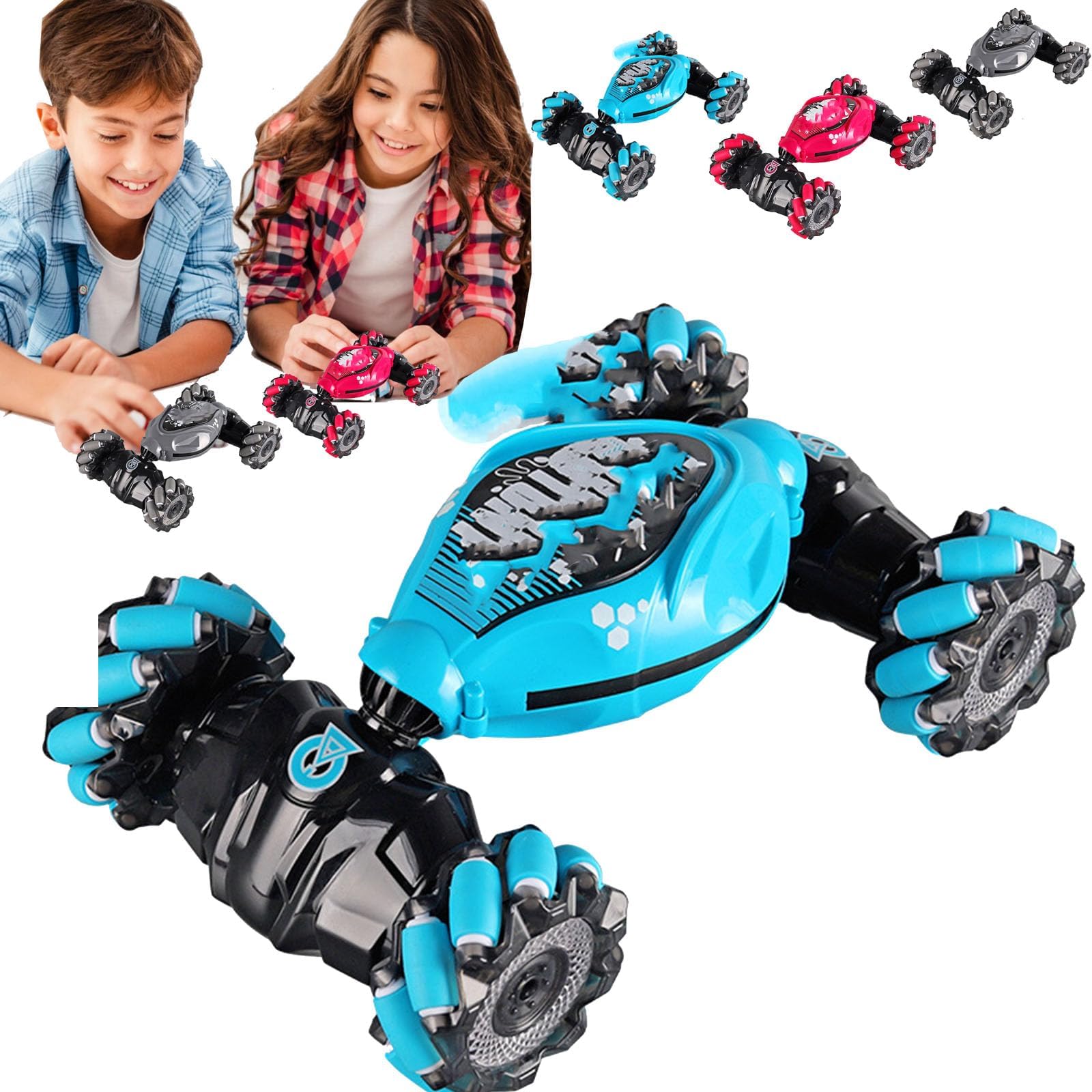 Orbi RC Car, Dual Mode, Gesture Sensing RC Stunt Car with Light Music ...