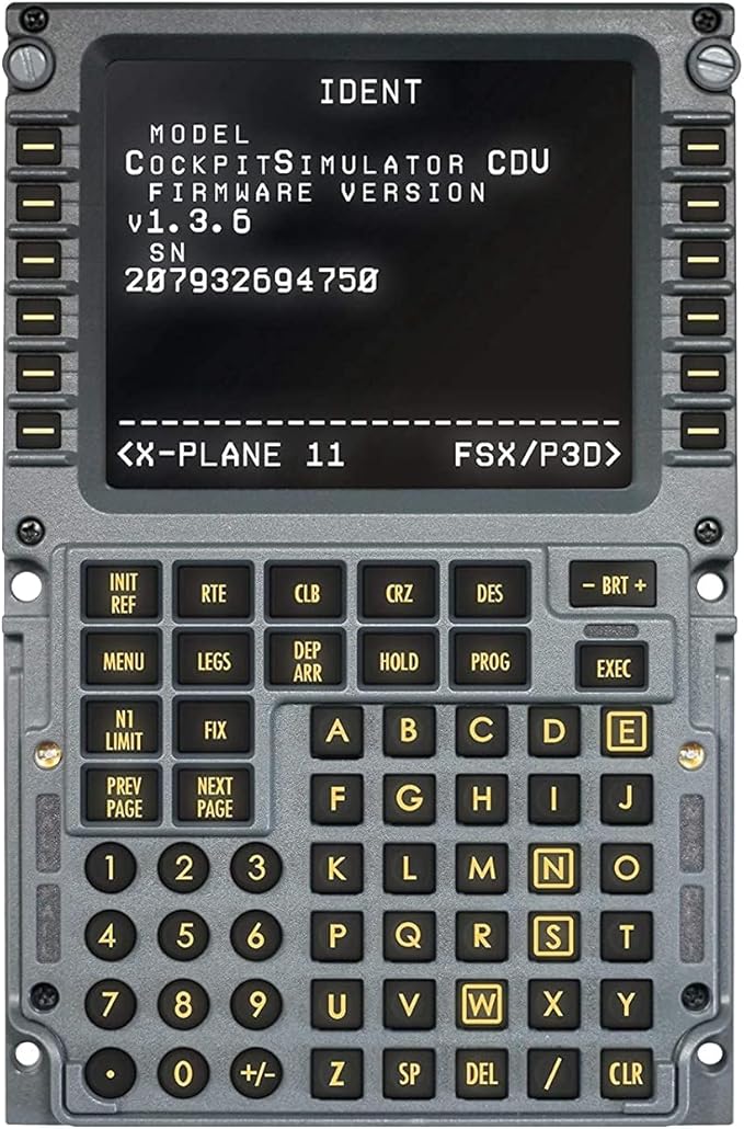 COCKPITMASTER Flight Simulator Mode Control Panel CS 737X CDU, Delicate ...