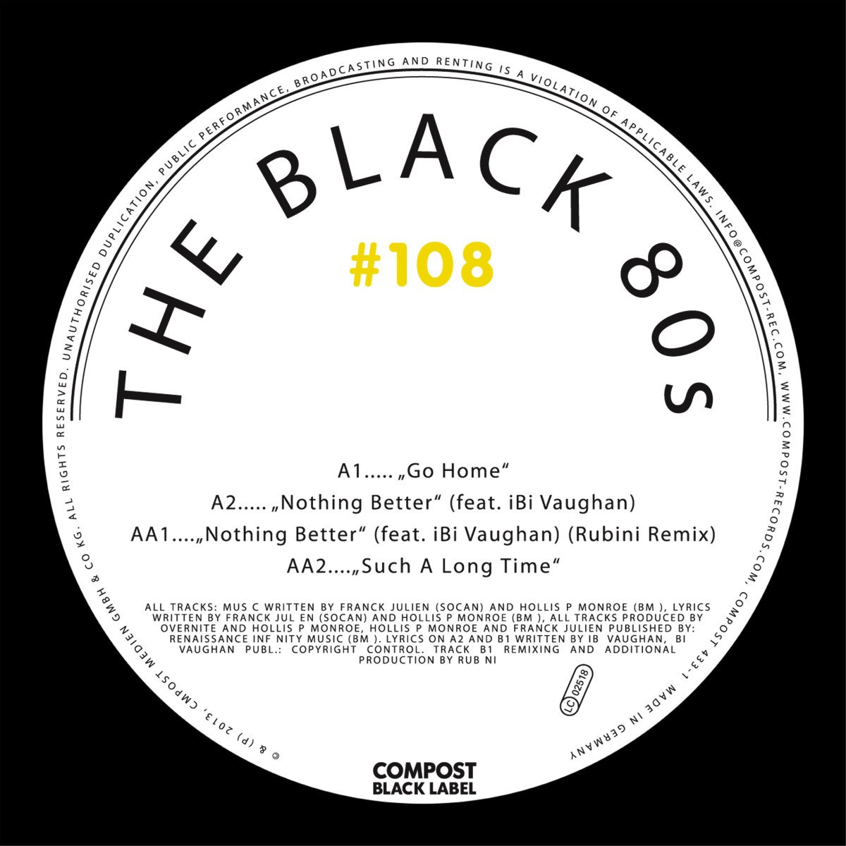 Amazon.de:Compost Black Label 108 [Vinyl Maxi-Single]
