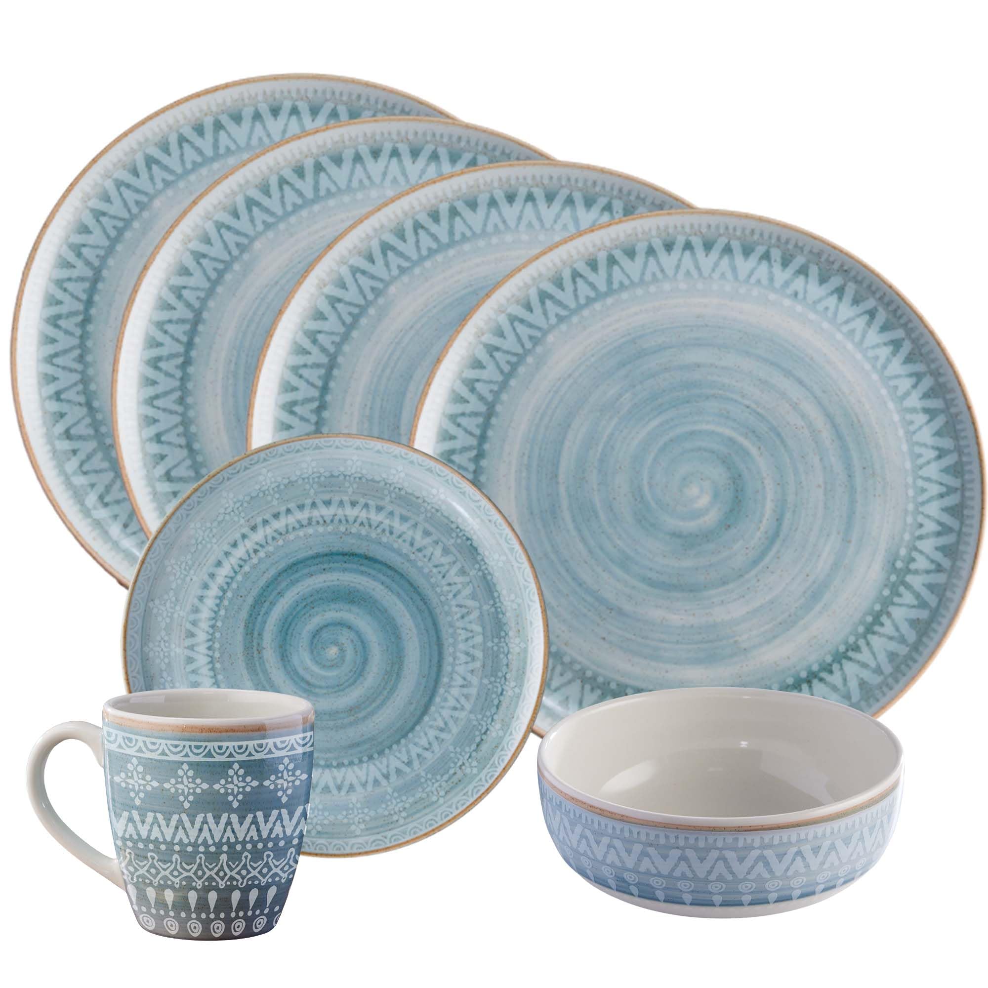 Amazon.com | Corona Dinnerware Set 20-piece, Plates, Bowls and Mugs ...