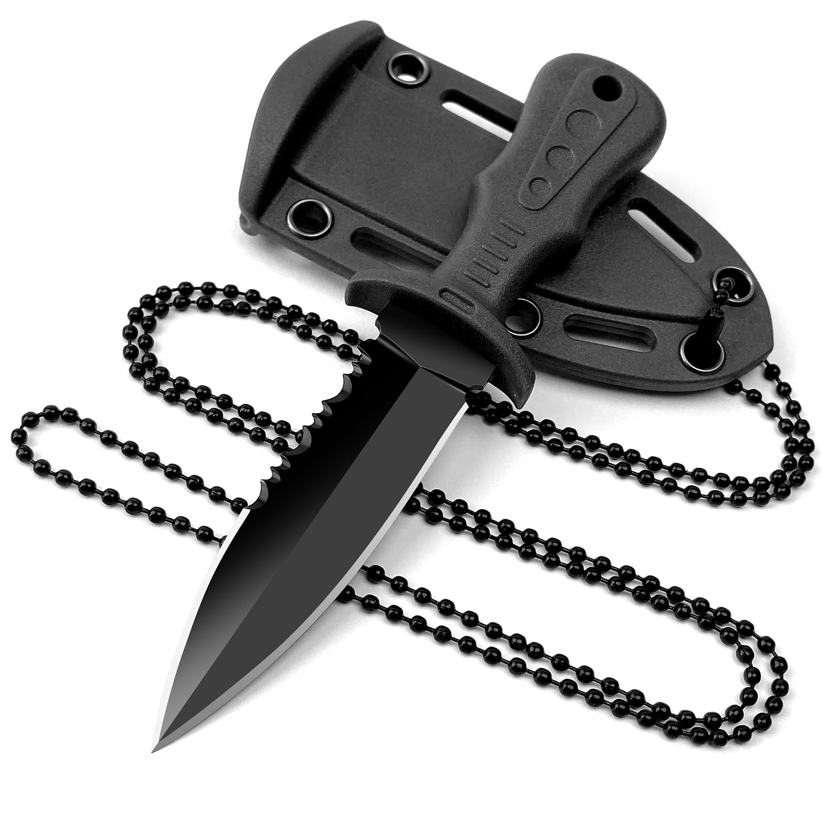 Amazon.com: LFHC Neck Knife, EDC Knife Necklace for Men, 4.7" Small ...