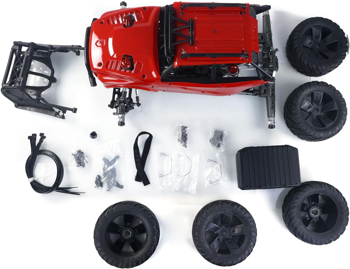 Amazon.com: TOUCAN RC HOBBY 1/5 36.4Inches RC Crawler GR1 Pro Kit Radio ...