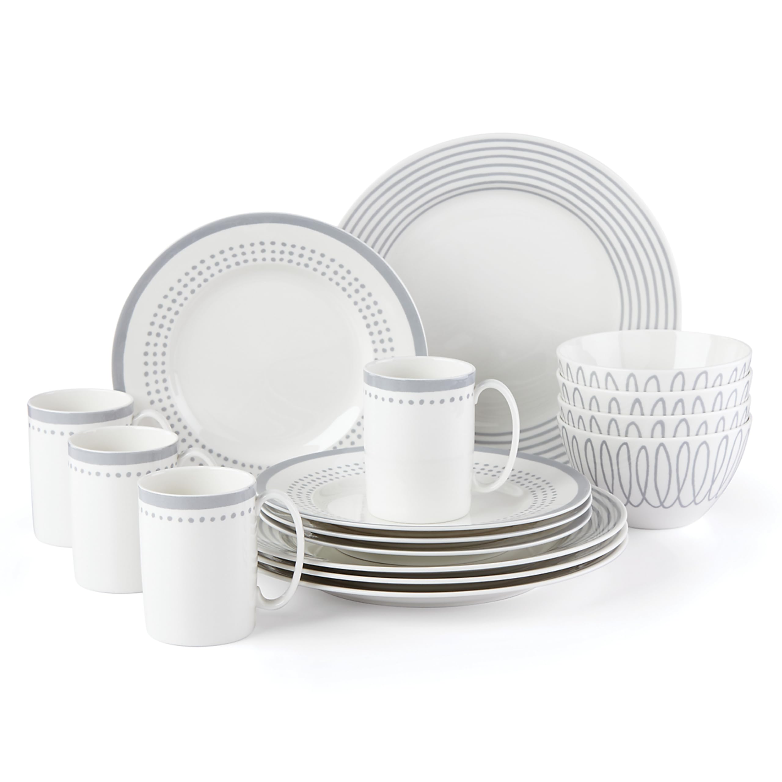 Amazon.com: Kate Spade New York Charlotte Street East Pc Dinnerware Set ...