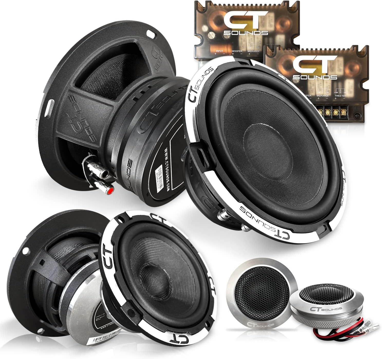 Amazon.com: CT Sounds Meso 5.25” 240 Watt 2-Way Premium Component ...