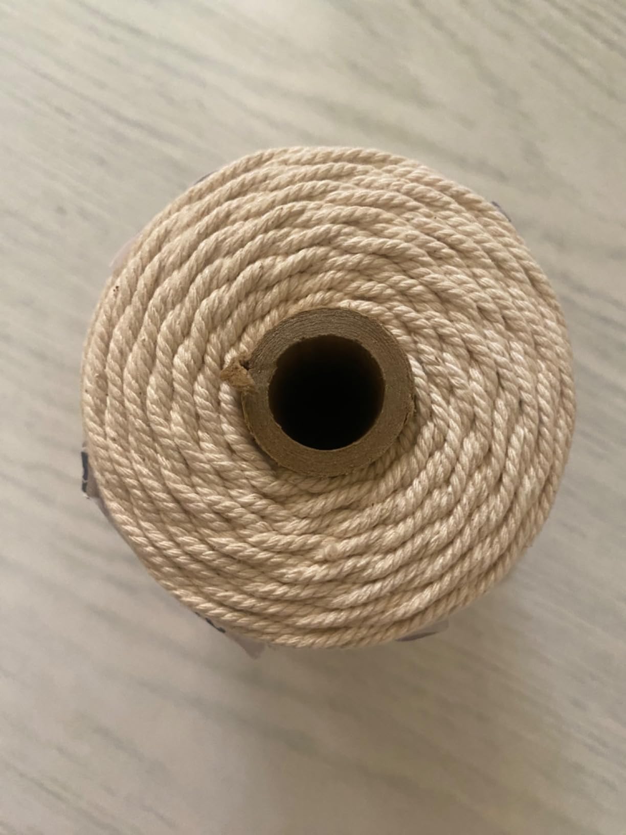 TOWNBUS Macrame Cord 2.5mm | 100 Meters Natural Soft Cotton Rope ...