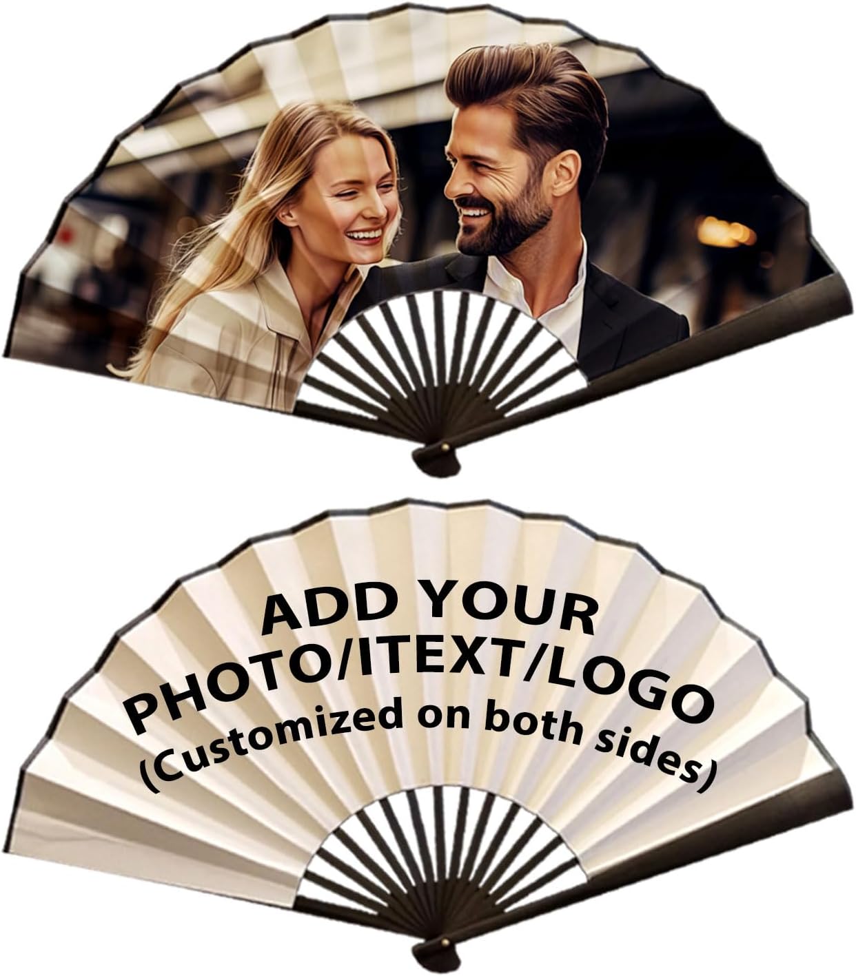 Amazon.com: Personalized Popping Fan Decorative Folding Hand Fans ...