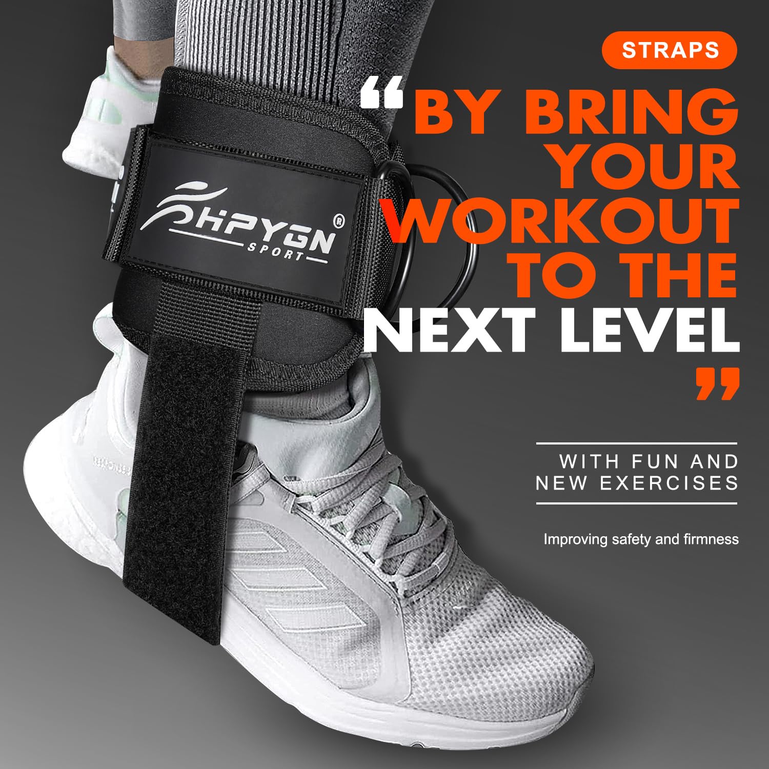 Snapklik.com : Ankle Cuffs For Cable Machine, Gym Kickback Strap For ...
