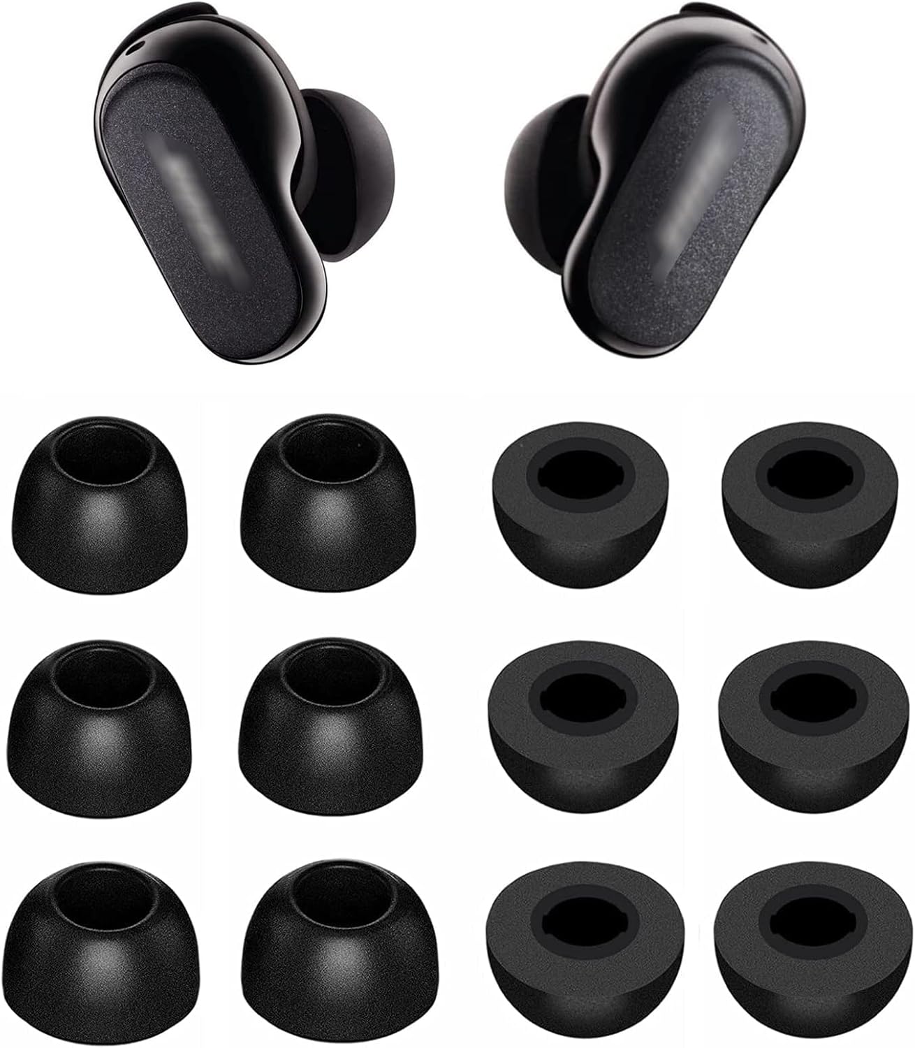 Amazon.com: ALXCD Foam Eartips Compatible with Bose QuietComfort ...