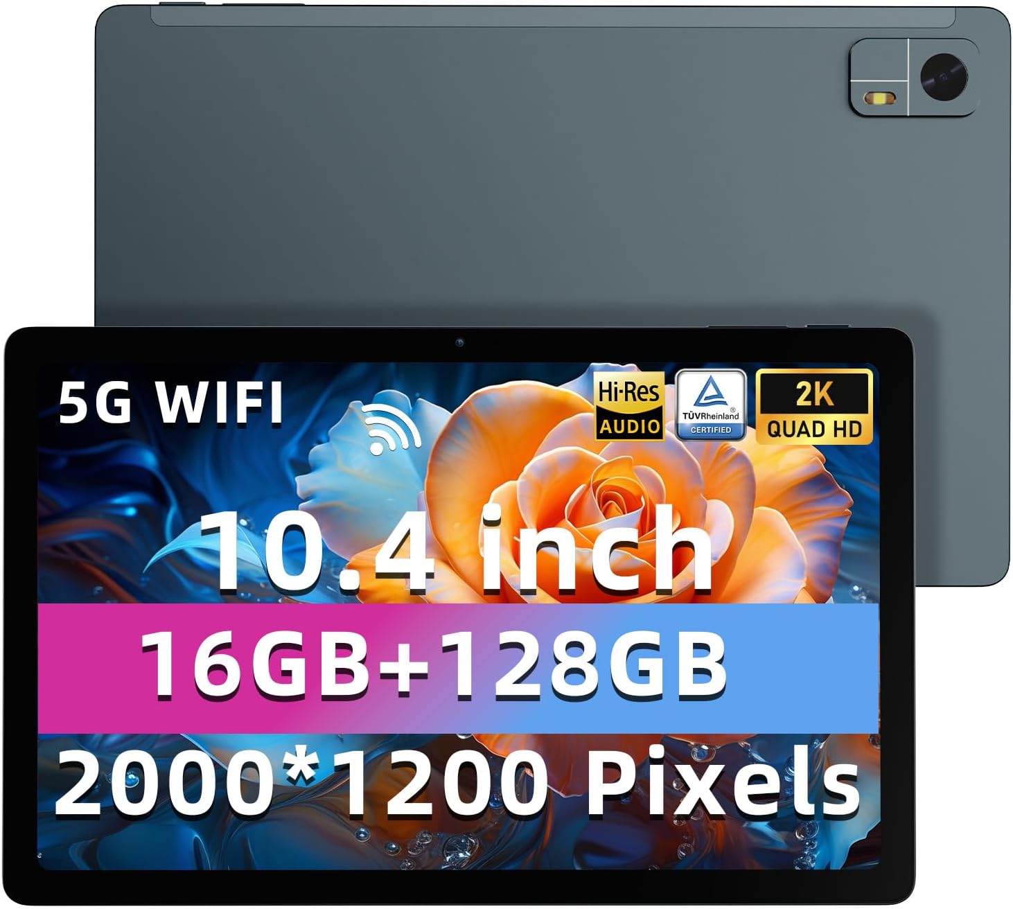 Amazon.com : 11 inch Tablet Android 14 2000*1200 2K Display Tablets PC ...