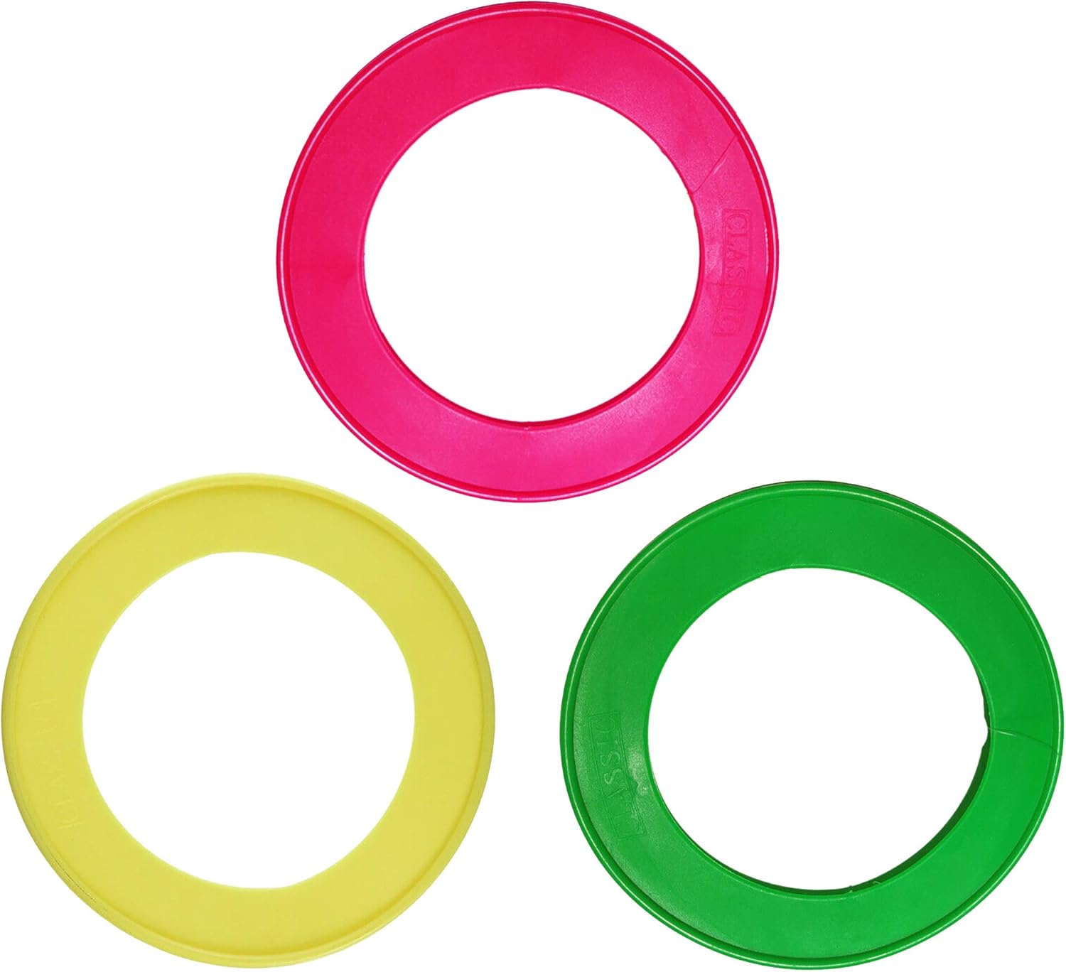 Classic Vinyl Fling A Ring Dog Toy (Pack Of 12) (One Size) (Green ...