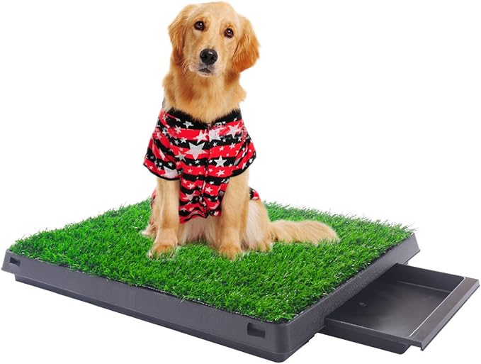 Amazon.com : Indoor Puppy Dog Pet Potty W/Tray Training Pee Pad Mat ...