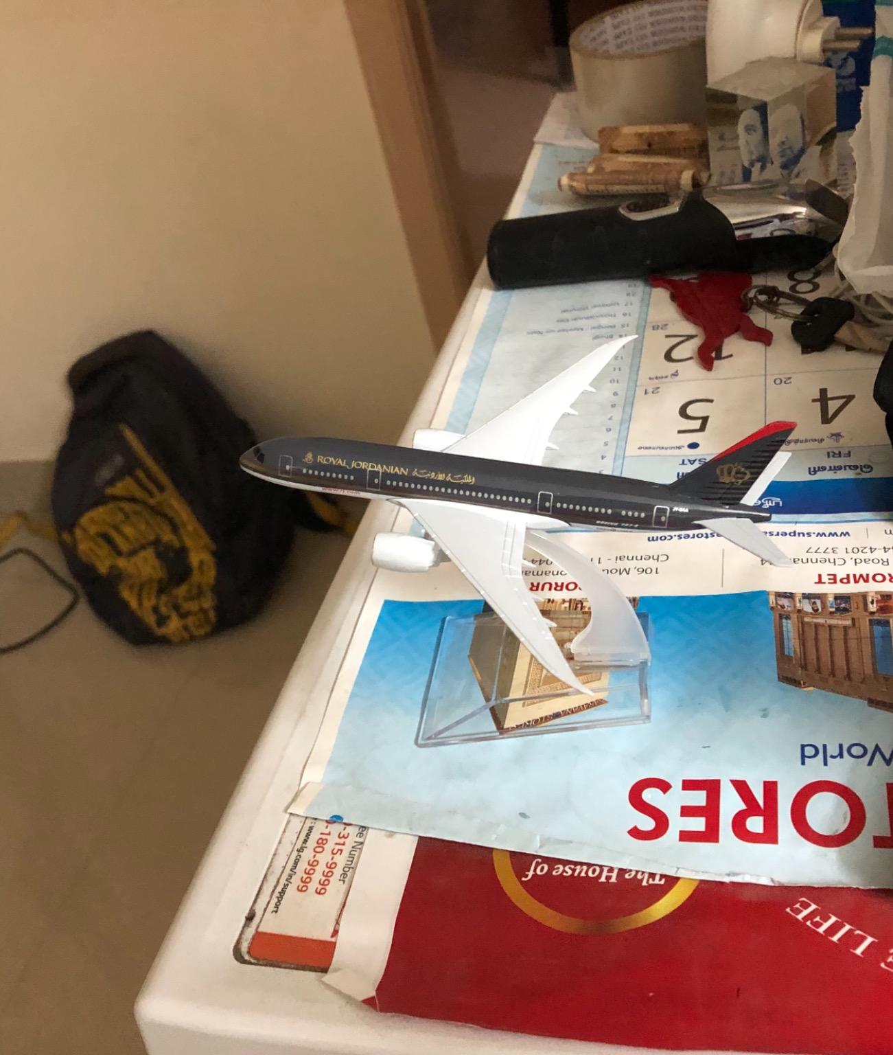 Toytle Royal Jordanian Boeing 787 Dream Liner 16 Cm Diecast Alloy Metal ...