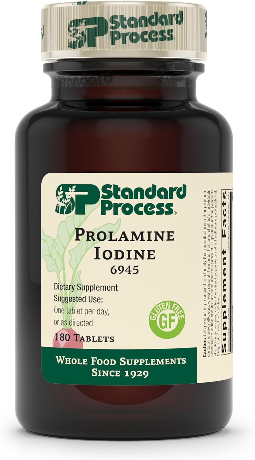Amazon.com: Standard Process Prolamine Iodine - Thyroid Support with ...
