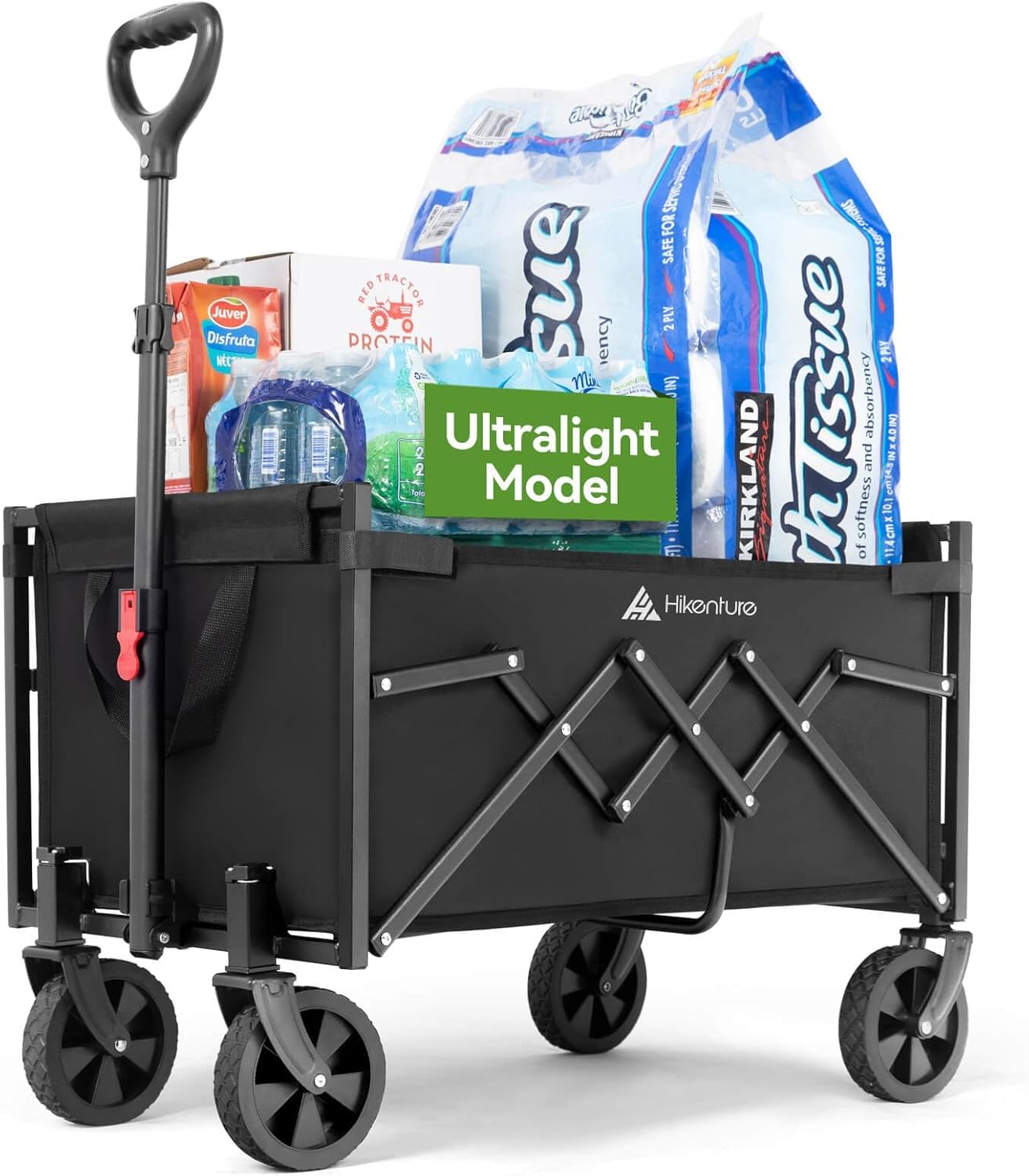 Hikenture Wagon Cart Foldable, Ultra-Compact Utility Folding Wagon ...