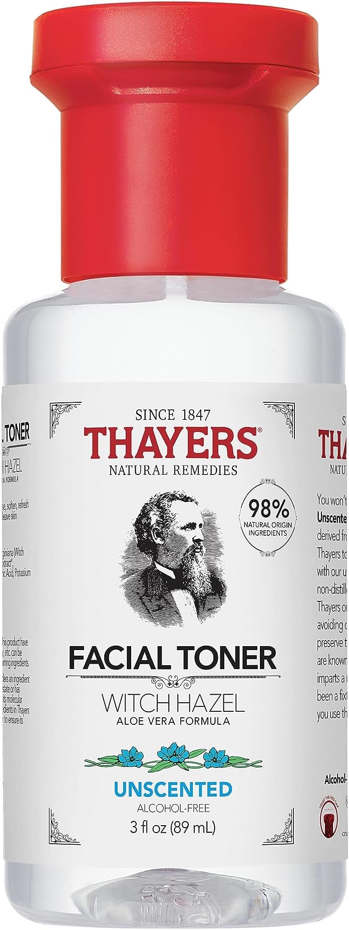 Amazon.com : Thayers Trial Size Alcohol Free Unscented Witch Hazel ...