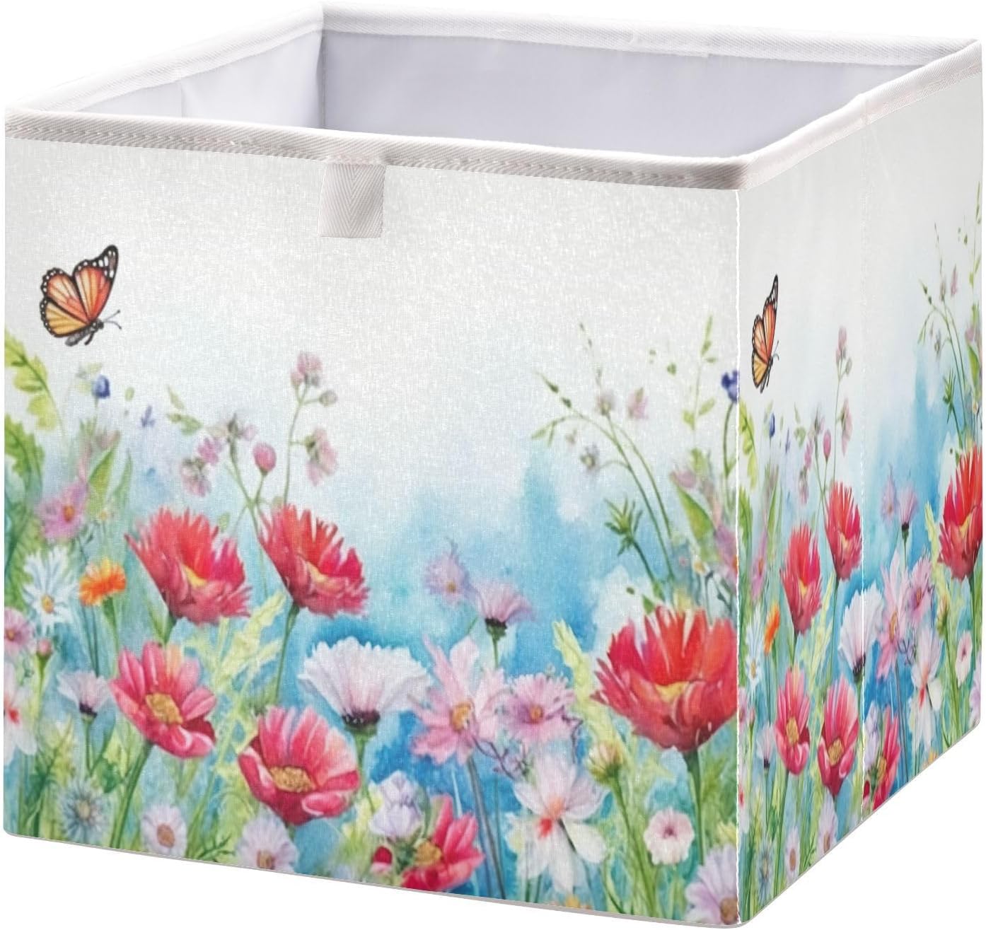 Amazon.com - Haskirky Watercolor Flowers Butterflies Foldable ...