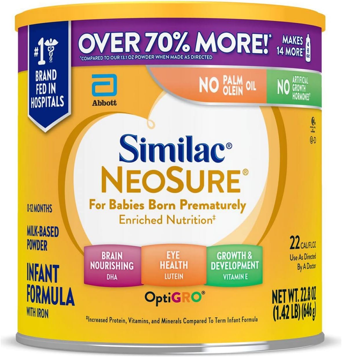 Amazon.com: Similac NeoSure Premature Post-Discharge Infant Formula ...