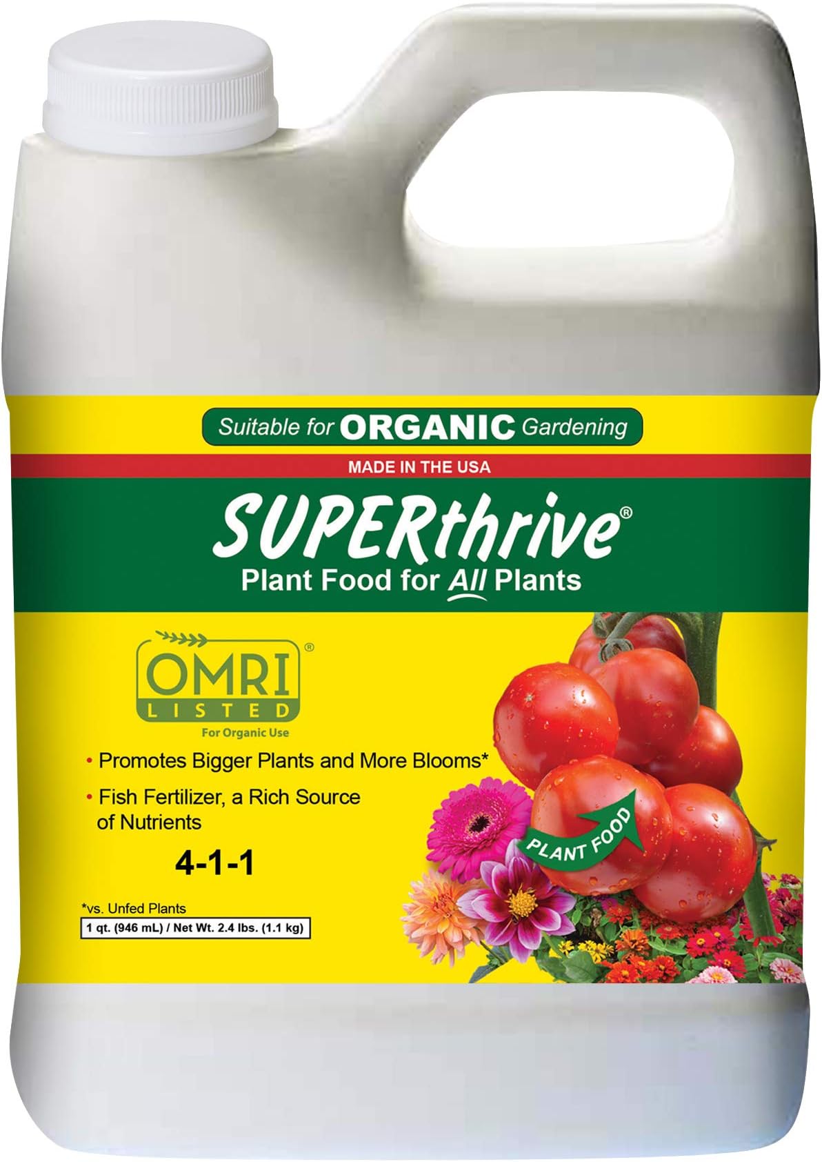 Amazon.com : Superthrive Orig Vitamin Solution, 1 Quart (1) : Patio ...
