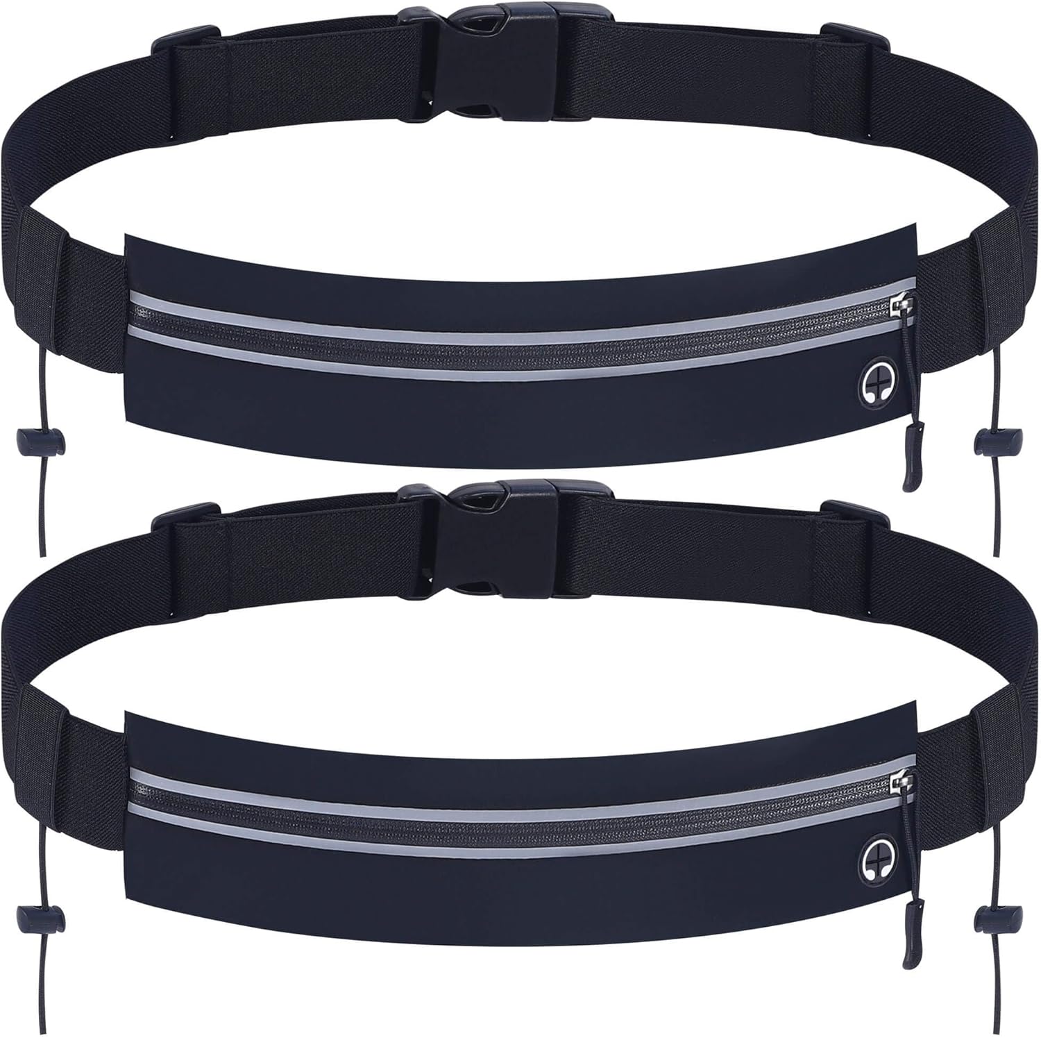 Amazon.com: 2 Pack Slim Running Belt Waist Pack – Waterproof Fanny Bag ...