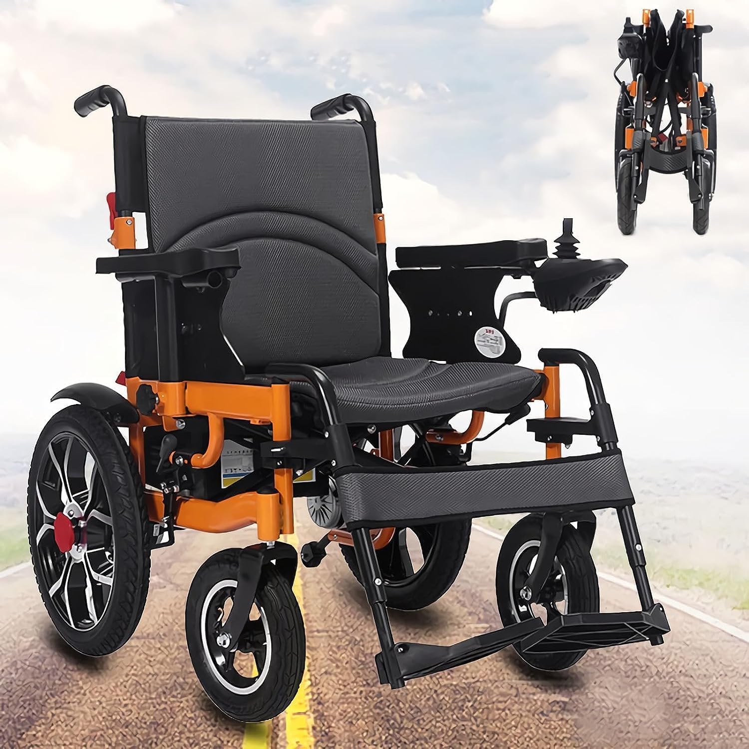 Folding Electric Wheelchair Electric Wheelchairs Foldable All Terrain ...
