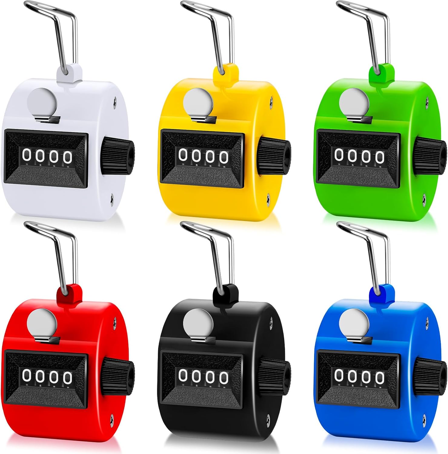 Amazon.com : ALDMIO 6 Pack Hand Tally Counter, 4 Digit Mechanical Tally ...