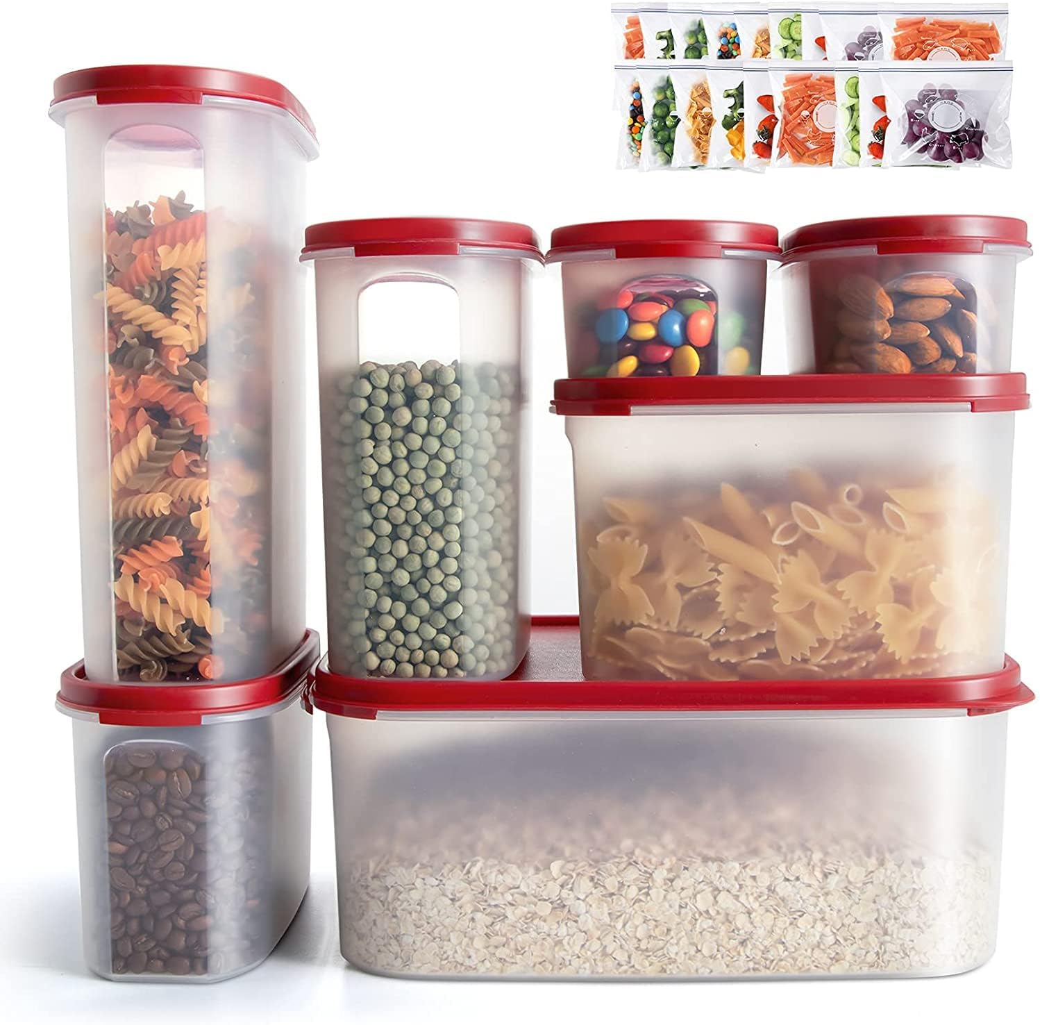 Myiosus Set di 7 Contenitori Ermetici per Alimenti, Scatole Plastica ...