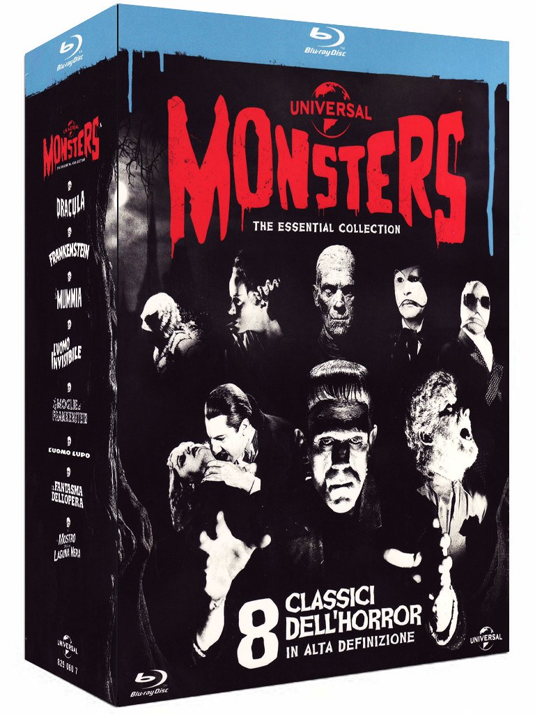 Universal monsters - The essential collection (+libro) [Blu-ray] [IT ...