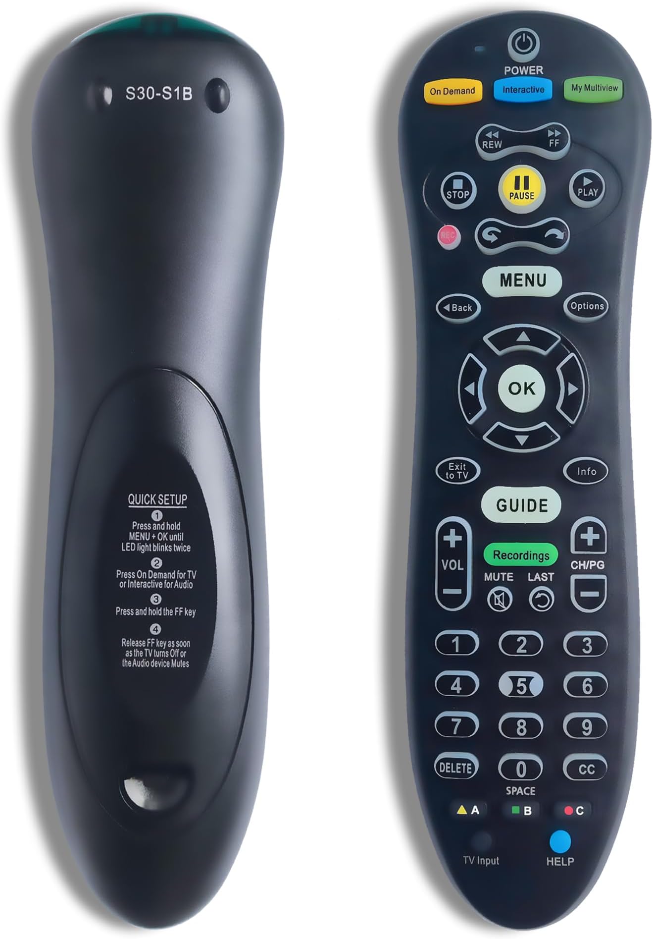Amazon.com: Universal Remote Control for TV and U-Verse Receiver - Easy ...