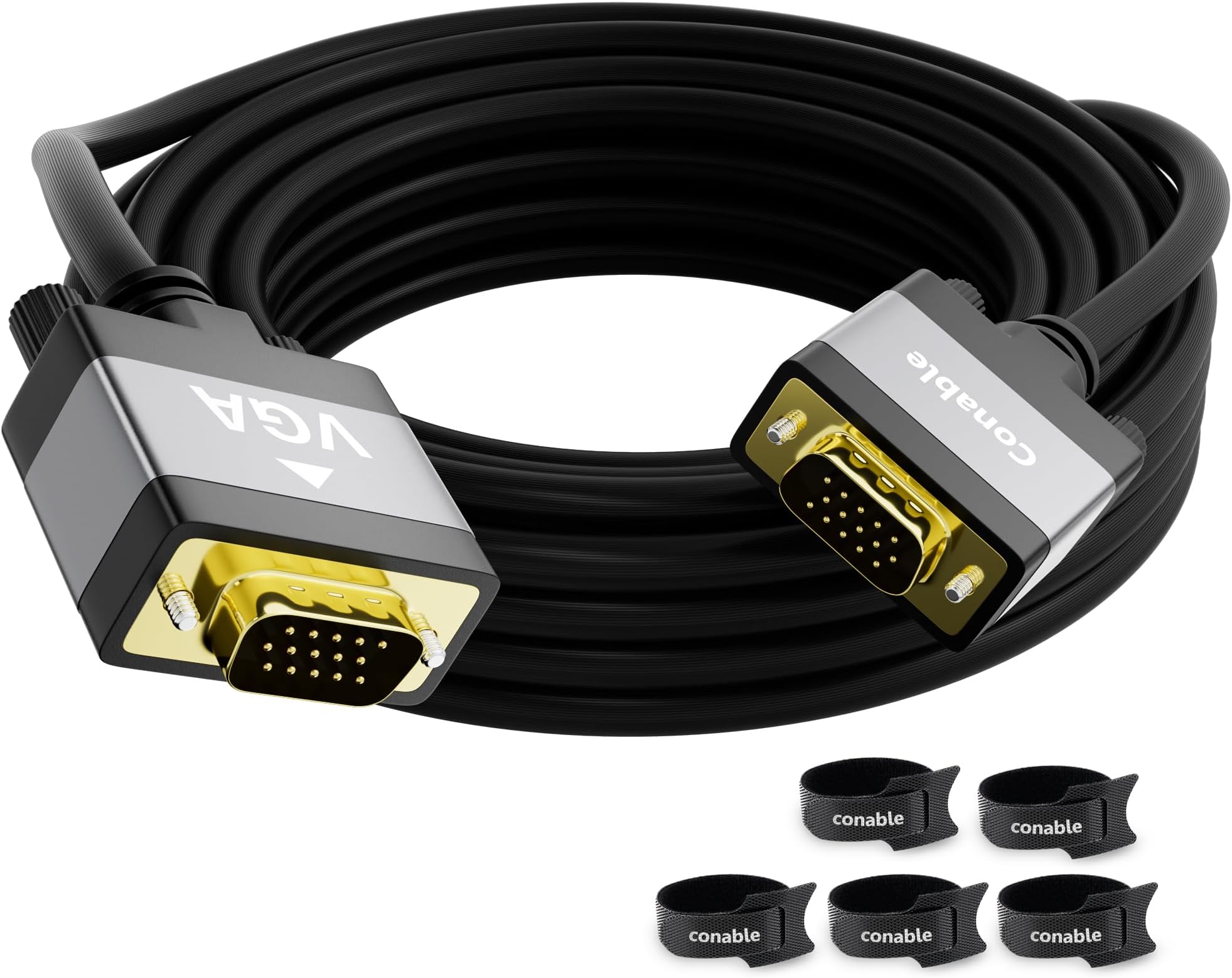 Amazon.com: Amazon Basics VGA to VGA PC Computer Monitor Cable, 6 Feet ...