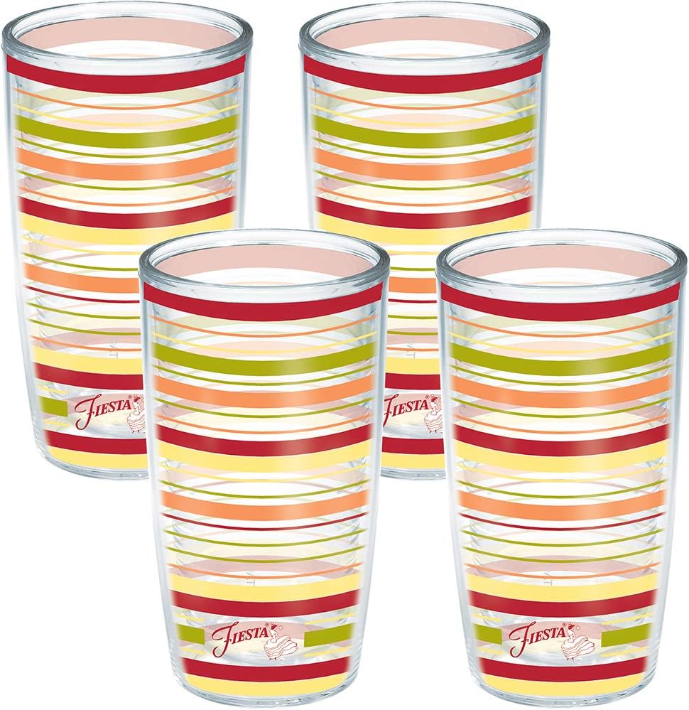 Amazon.com: Officially Licensed Fiesta Stripes 16-Ounce Tapered Cooler ...