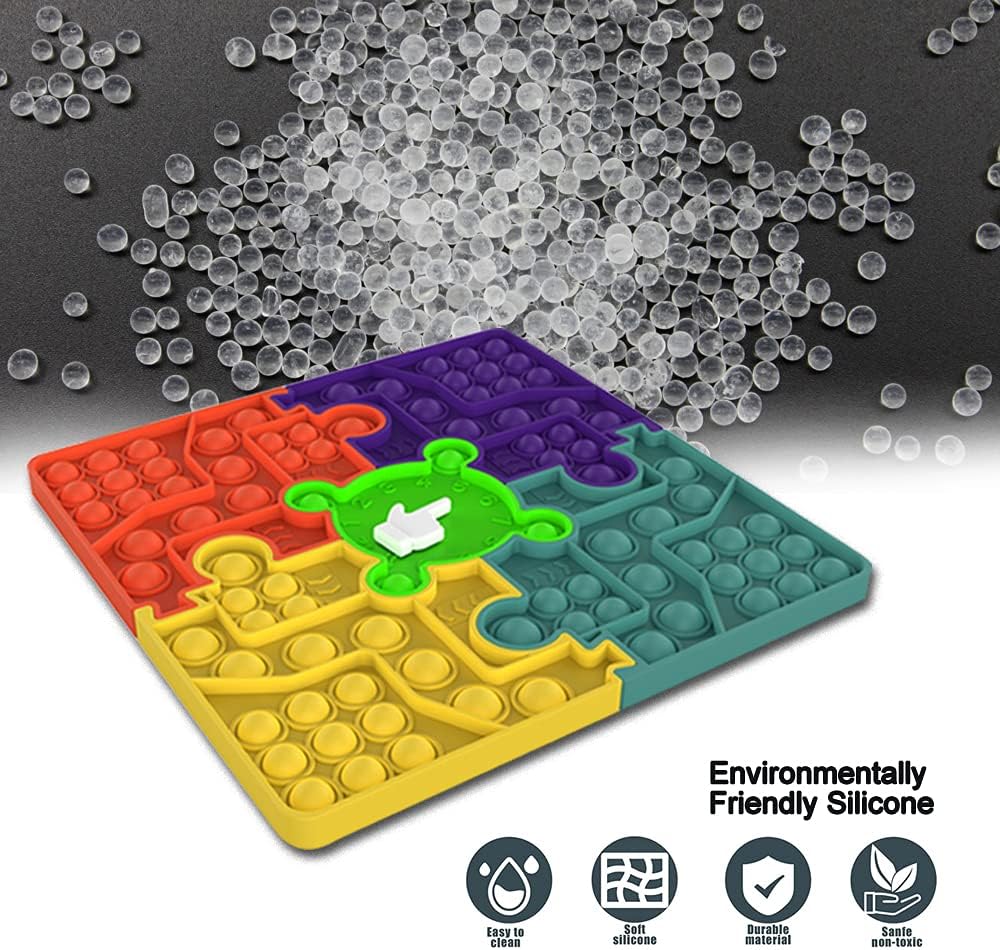 Jumbo Poppet Fidget Toy, Fidget Popper Giant Chess Board Push Pop ...