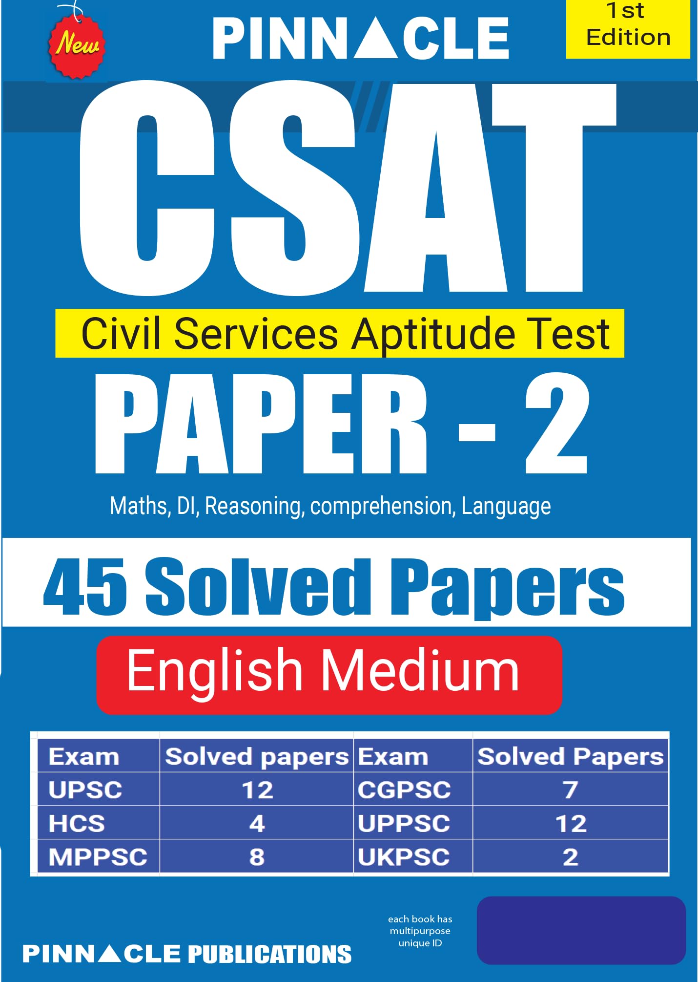 Buy CSAT (Civil Services Aptitude Test) Paper-2 Solved Papers UPSC, HCS ...