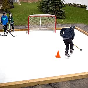 Skate Anytime - Synthetic Ice for Hockey - Skateable Artificial Ice Tiles - Backyard Ice Rink ...