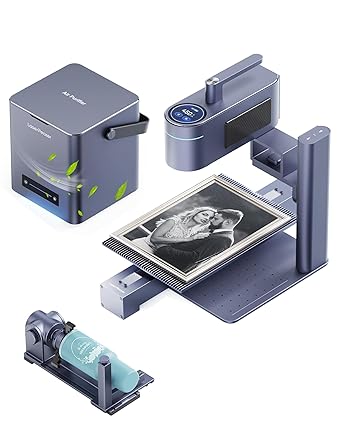 Amazon.com: LaserPecker LP4 Dual Laser Engraver, Fiber and Diode Laser Engraving Machine for ...