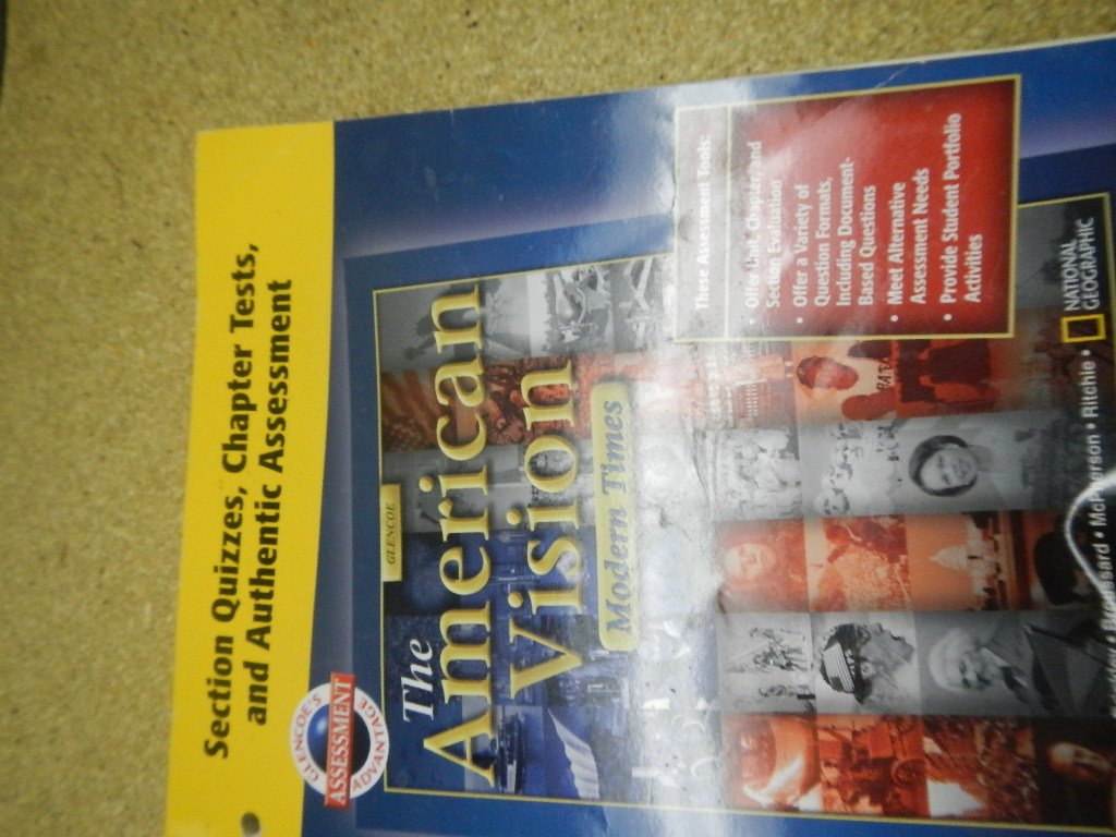 Section Quizzes, Chapter Tests, and Authenitic Assessment (The American ...