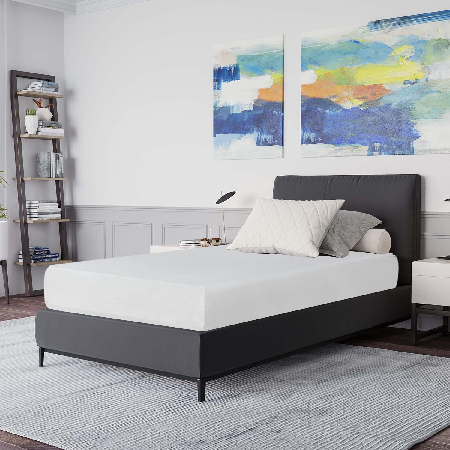 Amazon.com: Twin Mattress 12 inch Gel Memory Foam Mattress Medium Firm ...