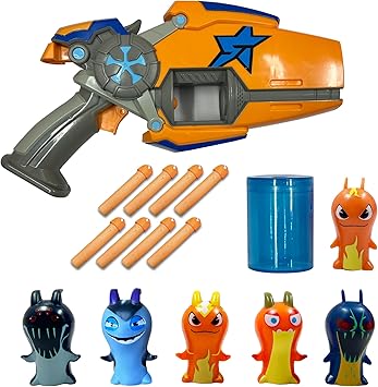 Amazon.com: SLUGTERRA Eli's Rapid Fire Megamorph Blaster & Mini ...